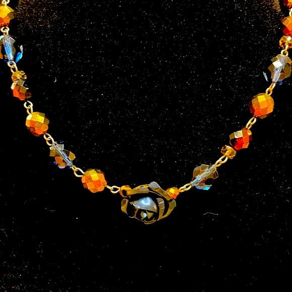 Sabika | Jewelry | Sabika Blue Rose Retired With Blue And Gold ...